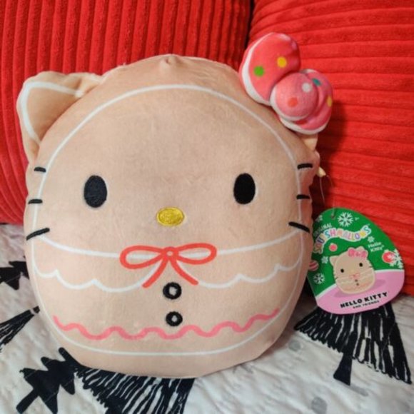 Squishmallows | Toys | Squishmallow Hello Kitty 8 Christmas Gingerbread ...